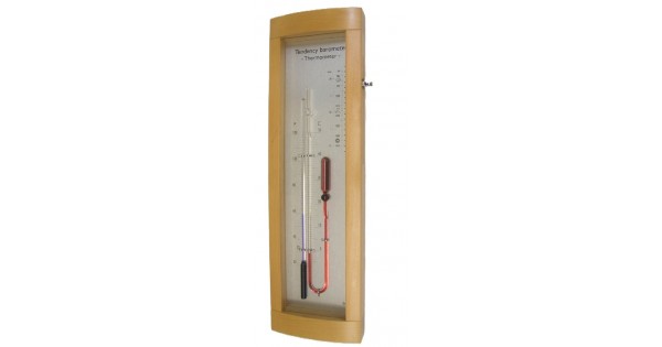 Tendens barometer blank/rvs