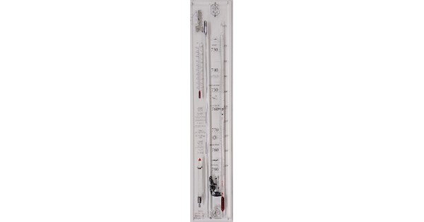 Plexiglas contra-barometer uitgebreid