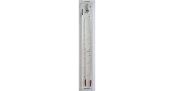 Plexiglas contra-barometer TH rood