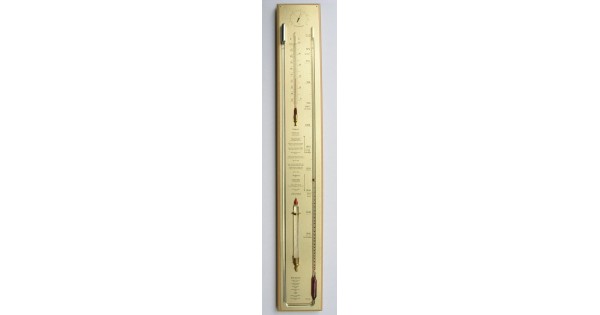 Barometer blank/messing (meest uitgebreid) LX